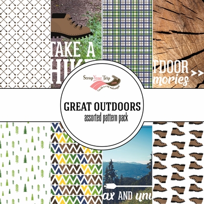 Camping and Great Outdoors Scrapbooking