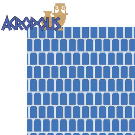 Greece: Acropolis 2 Piece Laser Die Cut Kit
