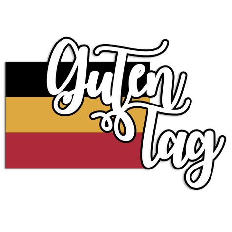 Guten Tag: Guten Tag Laser Die Cut
