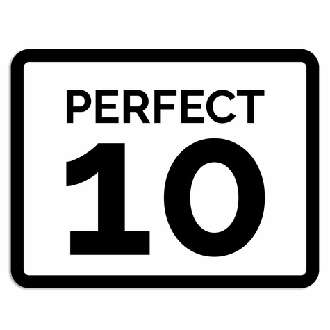 Gymnastics: Perfect 10 Laser Die Cut