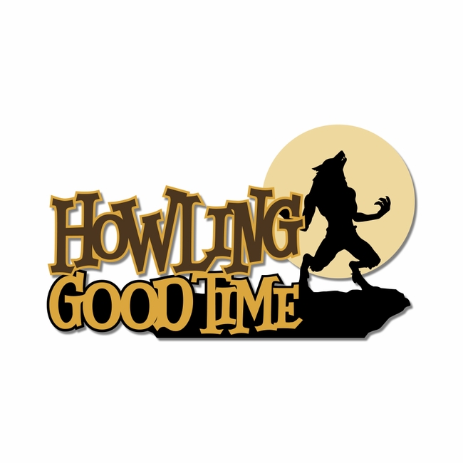 Halloween: Howling Good Time Laser Die Cut