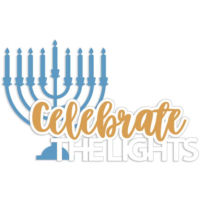 Hanukkah: Celebrate the Lights Laser Die Cut