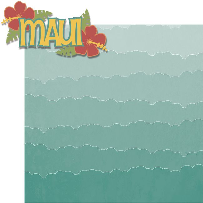 Hawaiian Getaway: Maui 2 Piece Laser Die Cut Kit