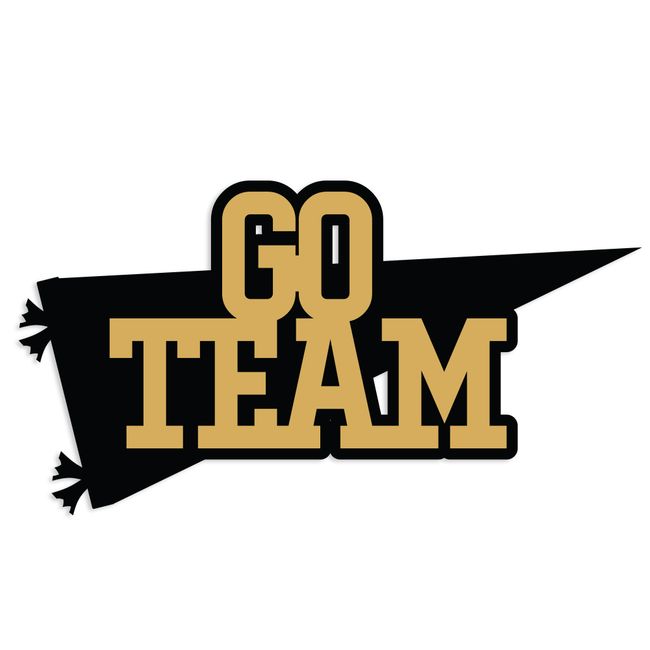 Homecoming: Go Team Laser Die Cut