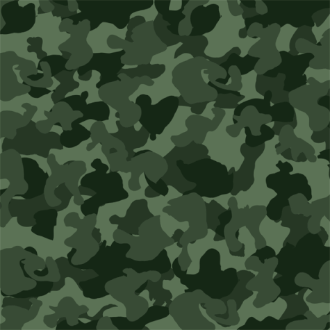 Hunting Season: Green Camo 12 x 12 Paper
