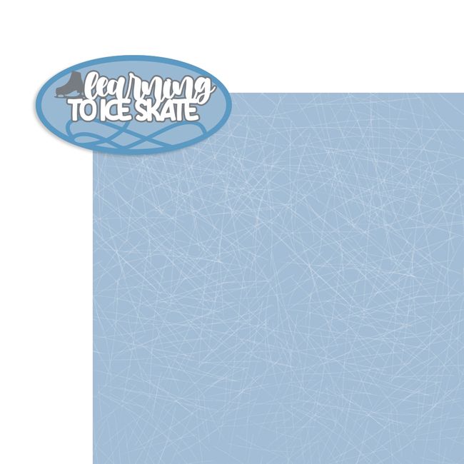 Ice Skating: Learning To Ice Skate 2 Piece Laser Die Cut Kit