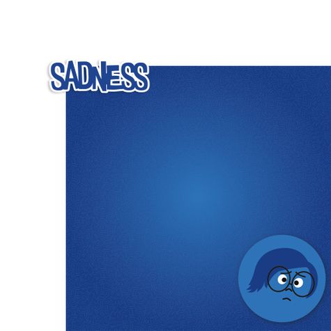 Inside Out: Sadness 2 Piece Laser Die Cut Kit