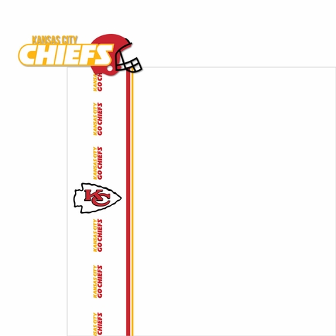 Kansas City Chiefs: Go Chiefs 2 Piece Laser Die Cut Kit