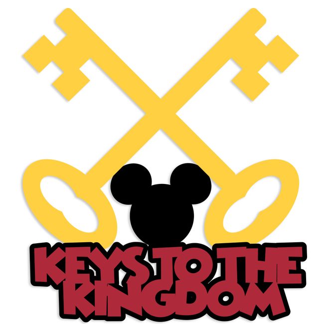 Keys to the Kingdom Laser Die Cut