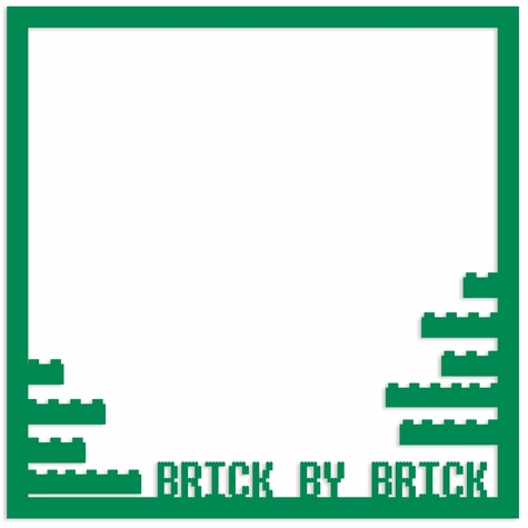 Lego: Brick by Brick 12 x 12 Overlay Laser Die Cut
