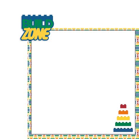 Lego: Build Zone 2 Piece Laser Die Cut Kit