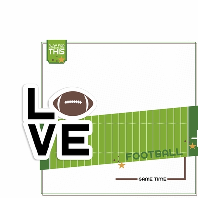 Football Scrapbooking