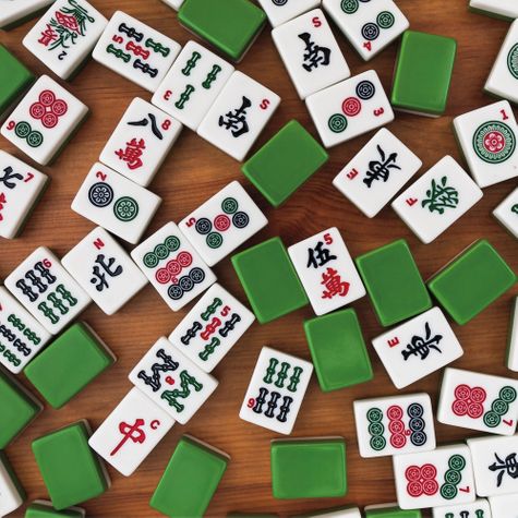 Mahjong Night 12 x 12 Paper