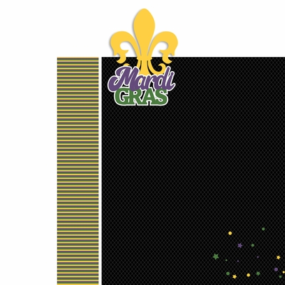 Mardi Gras Scrapbooking!