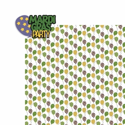 Mardi Gras Scrapbooking!