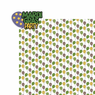 Mardi Gras Scrapbooking!