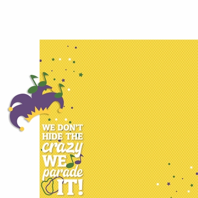 Mardi Gras Scrapbooking!