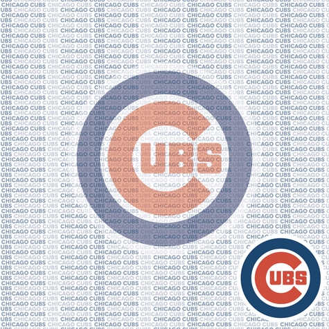 MLB Fanatic: Chicago Cubs 12 x 12 Paper