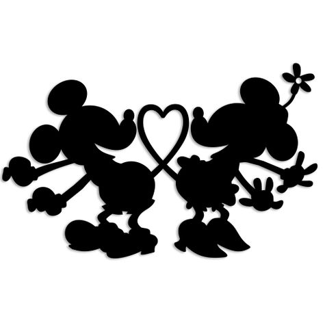 Mouse Heart Tails Laser Die Cut