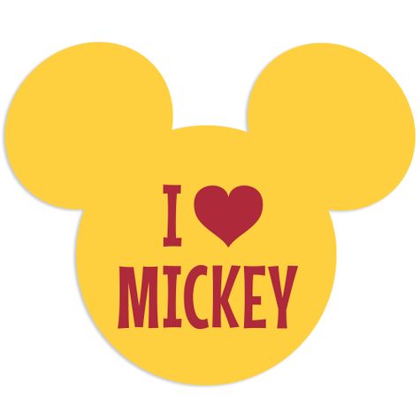 Mouse Valentine: I love Mickey Laser Die Cut