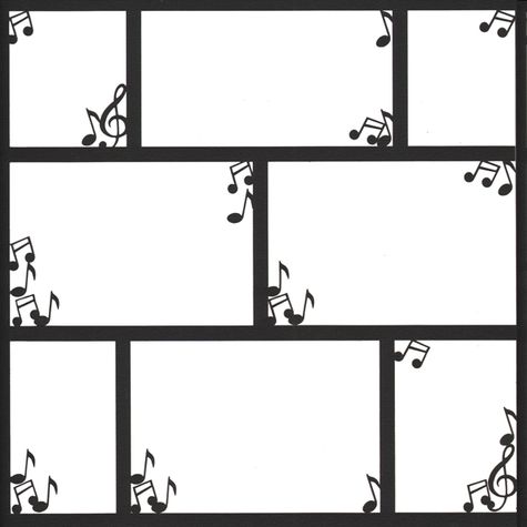 Music 12 x 12 Photo Overlay