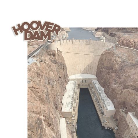 National Landmarks: Hoover Dam 2 Piece Laser Die Cut Kit
