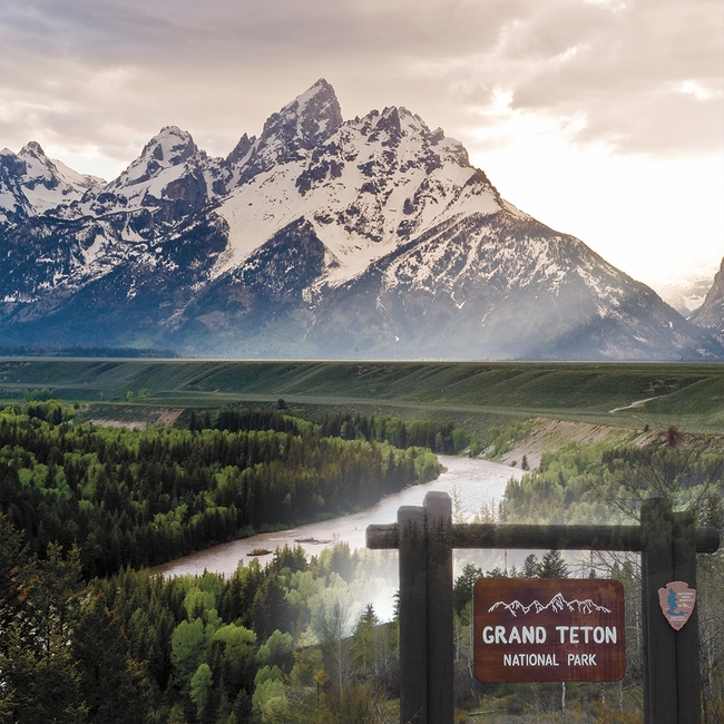 National Parks: Grand Teton 12x12 Paper