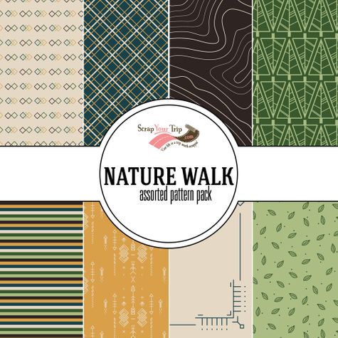Nature Walk 12 x12 Assorted Paper Pack