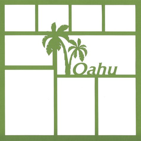 Oahu 12 x 12 Overlay Laser Die Cut