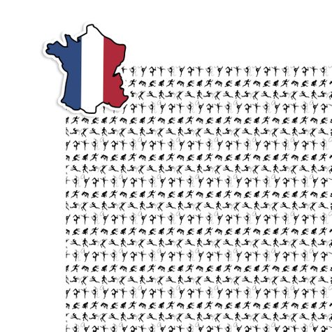 Olympics: France 2 Piece Print and Cut Kit