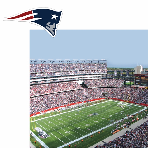 Patriots: Stadium and Logo 2 Piece Laser Die Cut Kit
