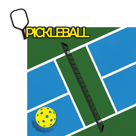 Pickleball: Pickleball 2 Piece Laser Die Cut Kit
