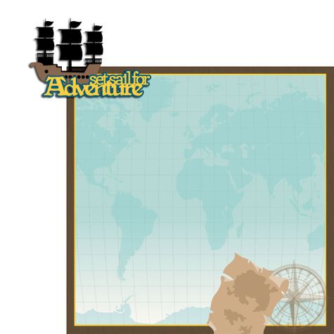 Pirate: Set Sail 2 Piece Laser Die Cut Kit
