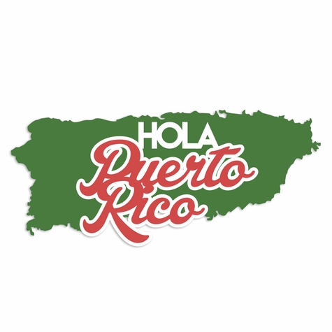 Puerto Rico: Hola Laser Die Cut
