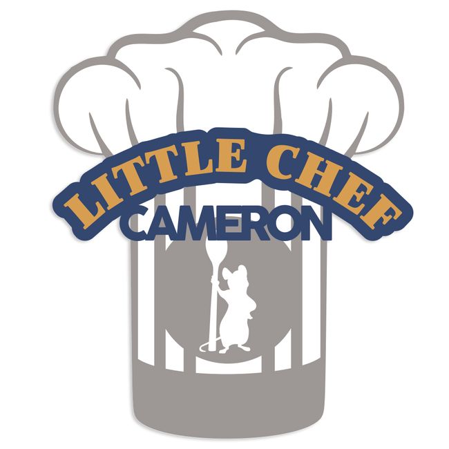 Remy: Remy Chef hat Custom Die Cut