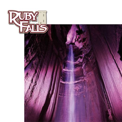 Ruby Falls 2 Piece Laser Die Cut