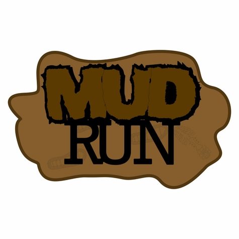 Running Events: Mud Run Laser Die Cut