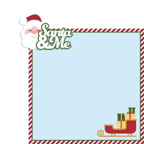 Santa: Santa and Me 2 Piece Laser Die Cut Kit