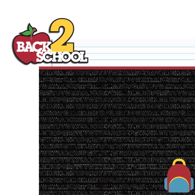 School: Back to School 2 Piece Laser Die Cut Kit