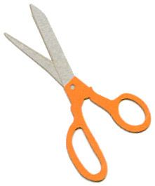 Scissors Laser Die Cut