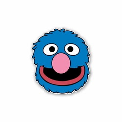 Grover Face Template