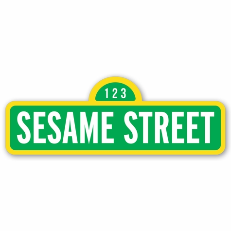Sesame Street Sign