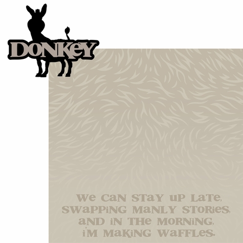 Shrek: Donkey 2 Piece Laser Die Cut Kit
