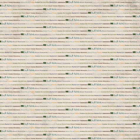 South Dakota: South Dakota 12 x 12 Paper