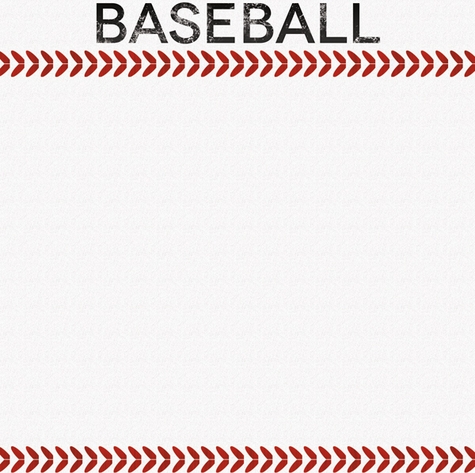 Sports Galore: Baseball 12 x 12 Paper