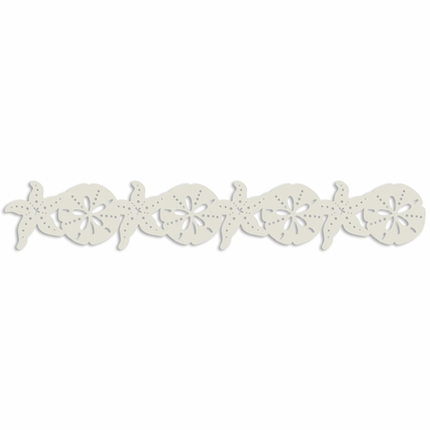 Starfish and Sand Dollar Laser Die Cut