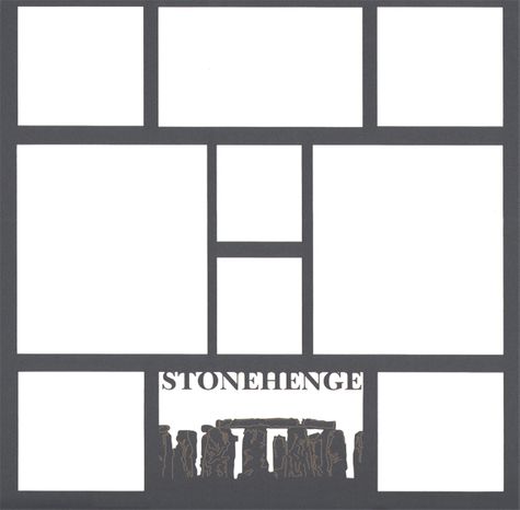 Stonehenge 12 x 12 Overlay Laser Die Cut