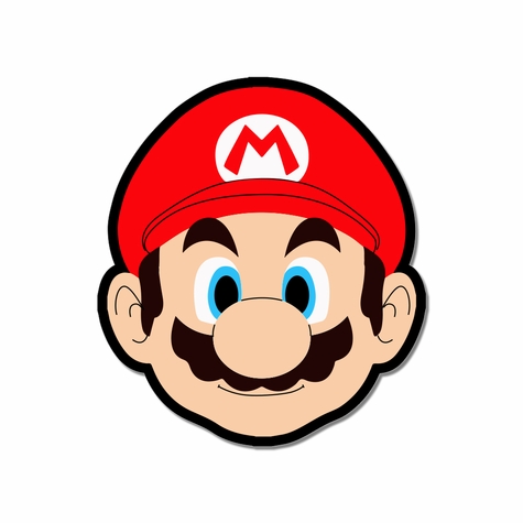 Super Mario: Mario Laser Die Cut