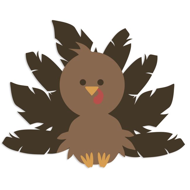 Thanksgiving: Turkey Laser Die Cut
