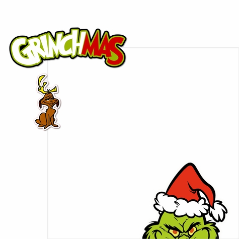The Grinch: Grinchmas 2 Piece Print and Cut Kit
